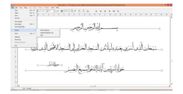Kelk 2013 Calligraphy Software Free Download - MSB GRAFIX