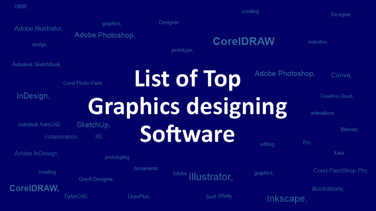 List of Top Graphics designing Software