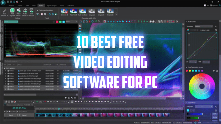 10 BEST FREE Video Editing Software for PC